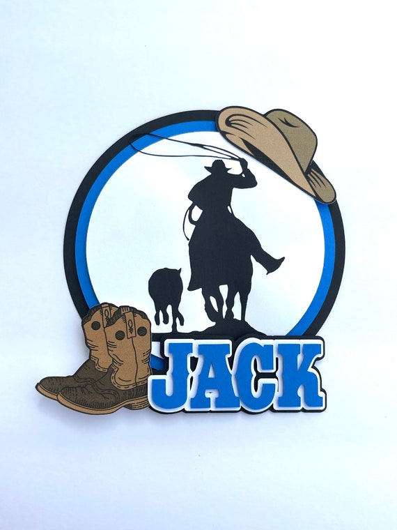 Calf Roping Cake Topper Rodeo Cake Topper 3D Cake Topper - Etsy