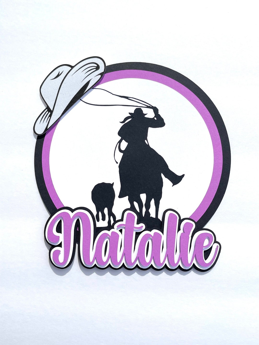 Custom Calf Roping Cake Topper: 3D Rodeo Birthday Decor - Etsy