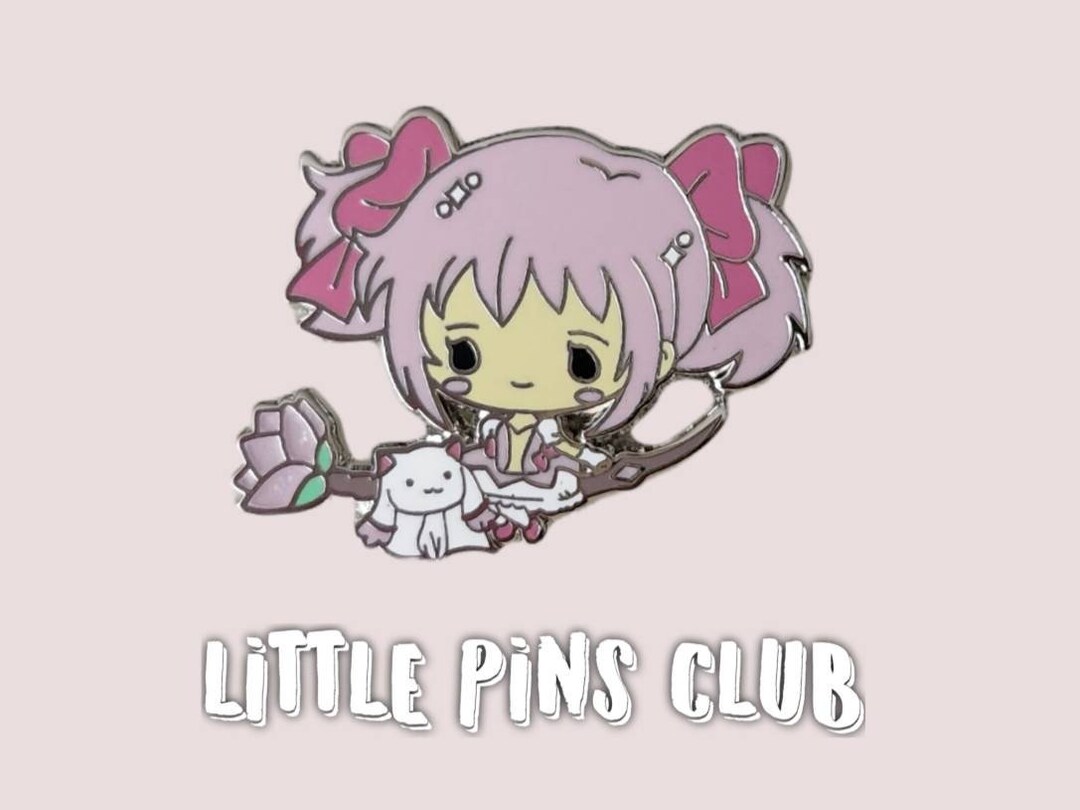 Anime Girl Enamel Pin, Cat Enamel Pin, Anime Character Enamel Pin ...