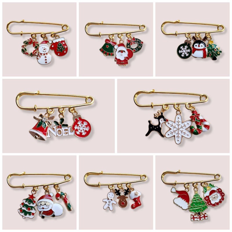 Christmas Pins - Etsy