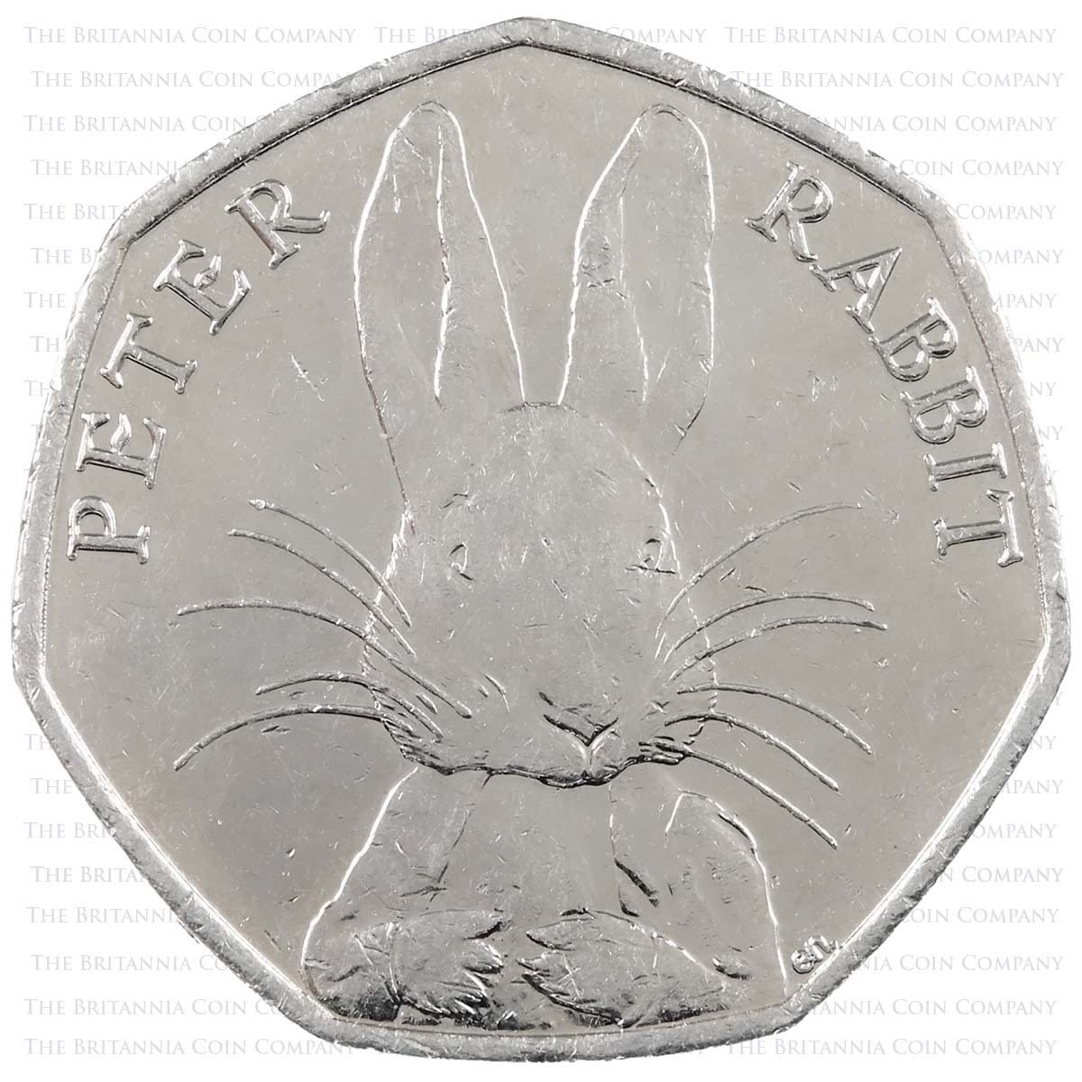2016 Beatrix Potter 50p Coins Royal Mint Circulated Fifty Pence Coin ...