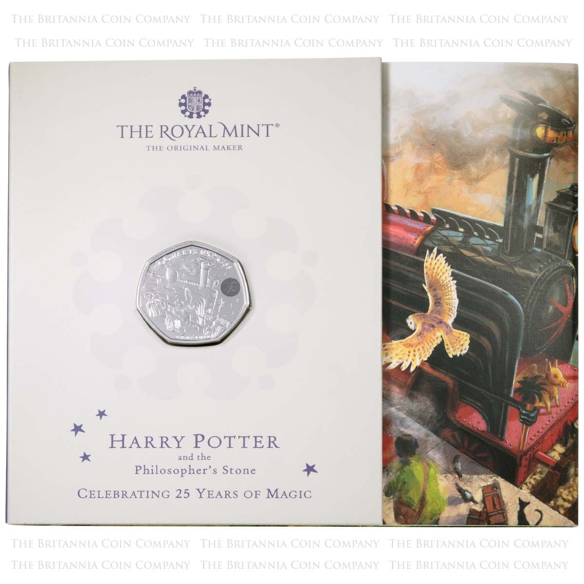 Harry Potter Hogwarts Express BU 50p Coin Fifty Pence 2022 Royal Mint ...