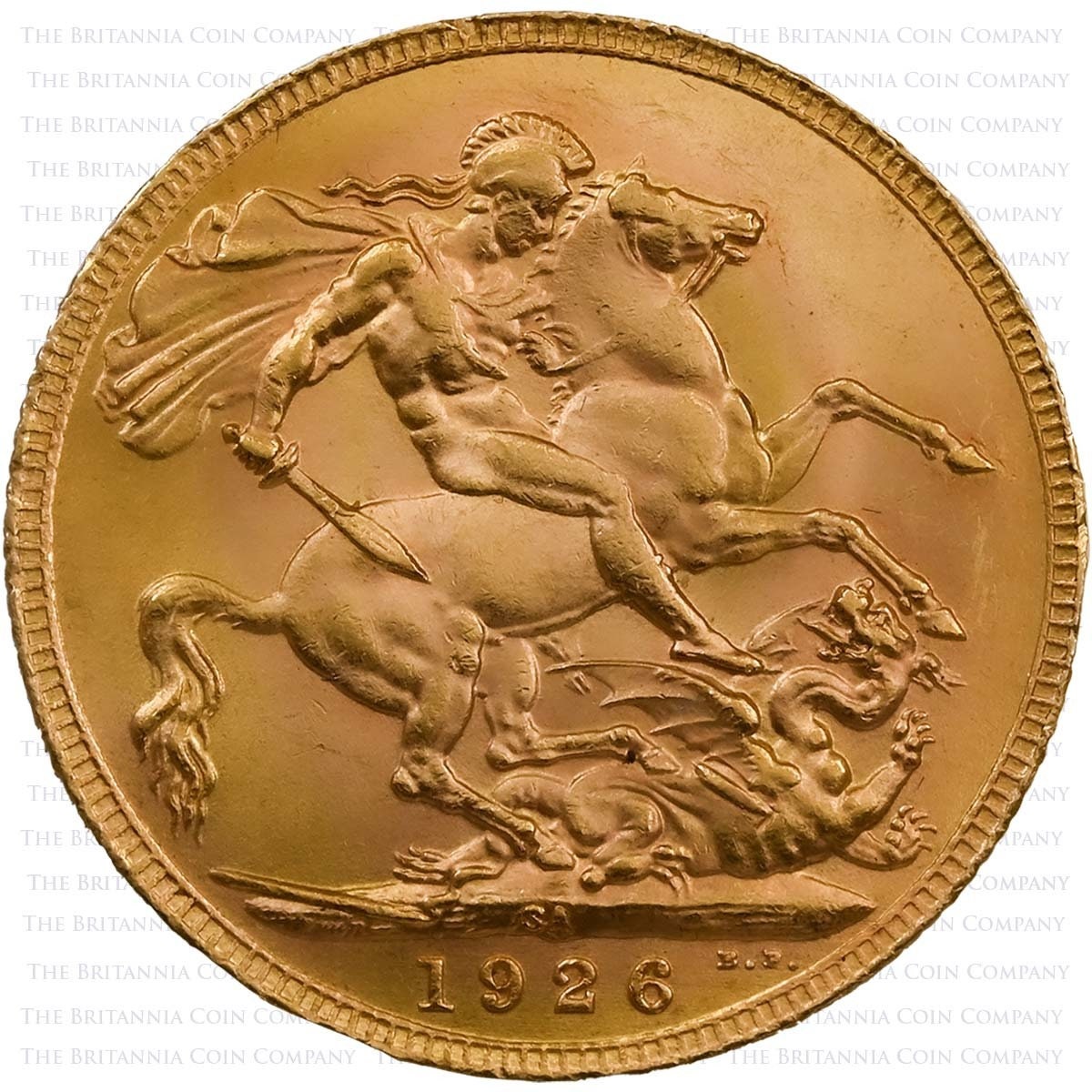 1926 South Africa King George V Gold Full Sovereign Coin Pretoria Royal ...