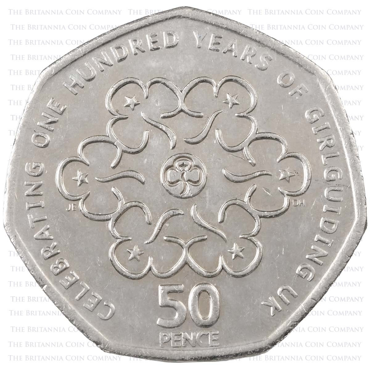 2010 Girl Guides Fifty Pence Coin Royal Mint 50p 100th - Etsy