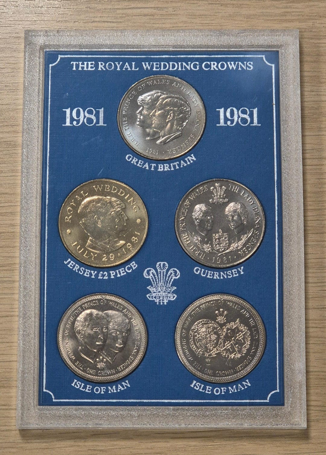 1981 Royal Wedding Commemorative Crowns Set Ideal Present/gift for ...