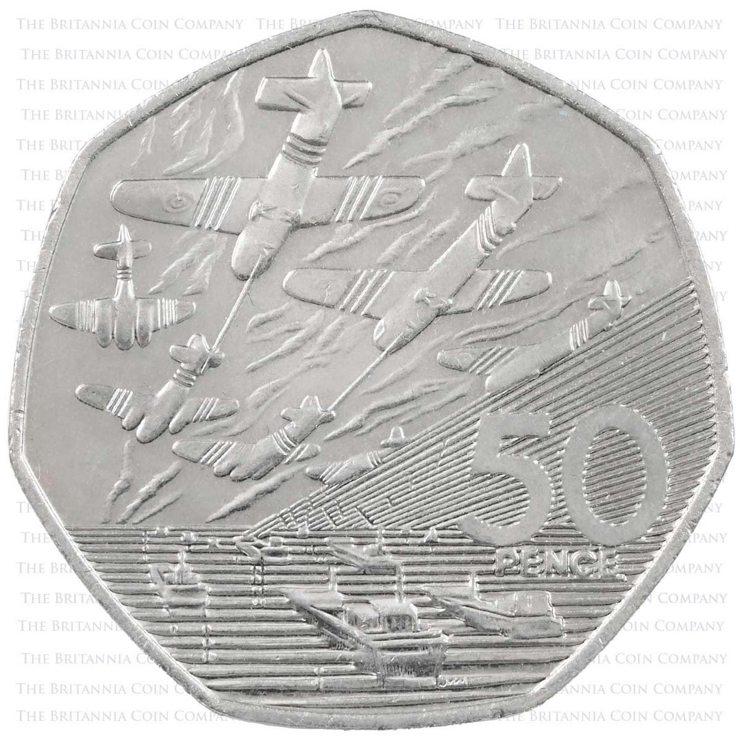 1994 D-day Normandy Landings 50p Coin Royal Mint Fifty Pence Ideal Gift ...