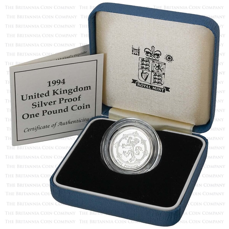 Royal Mint United Kingdom Silver Proof One Pound Coin - Choose Your ...