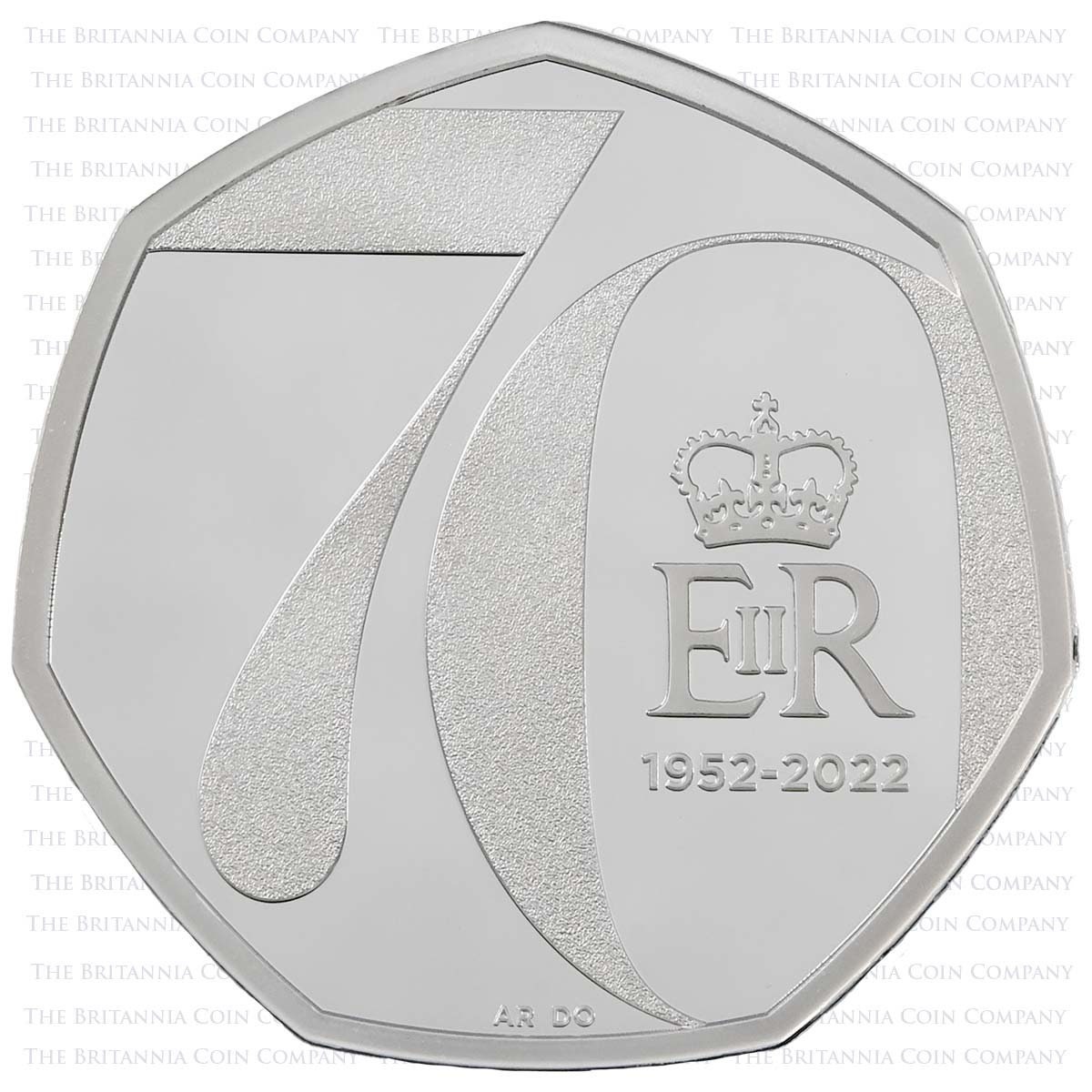 Platinum Jubilee Silver Proof Piedfort 50p Coin Fifty Pence - Etsy
