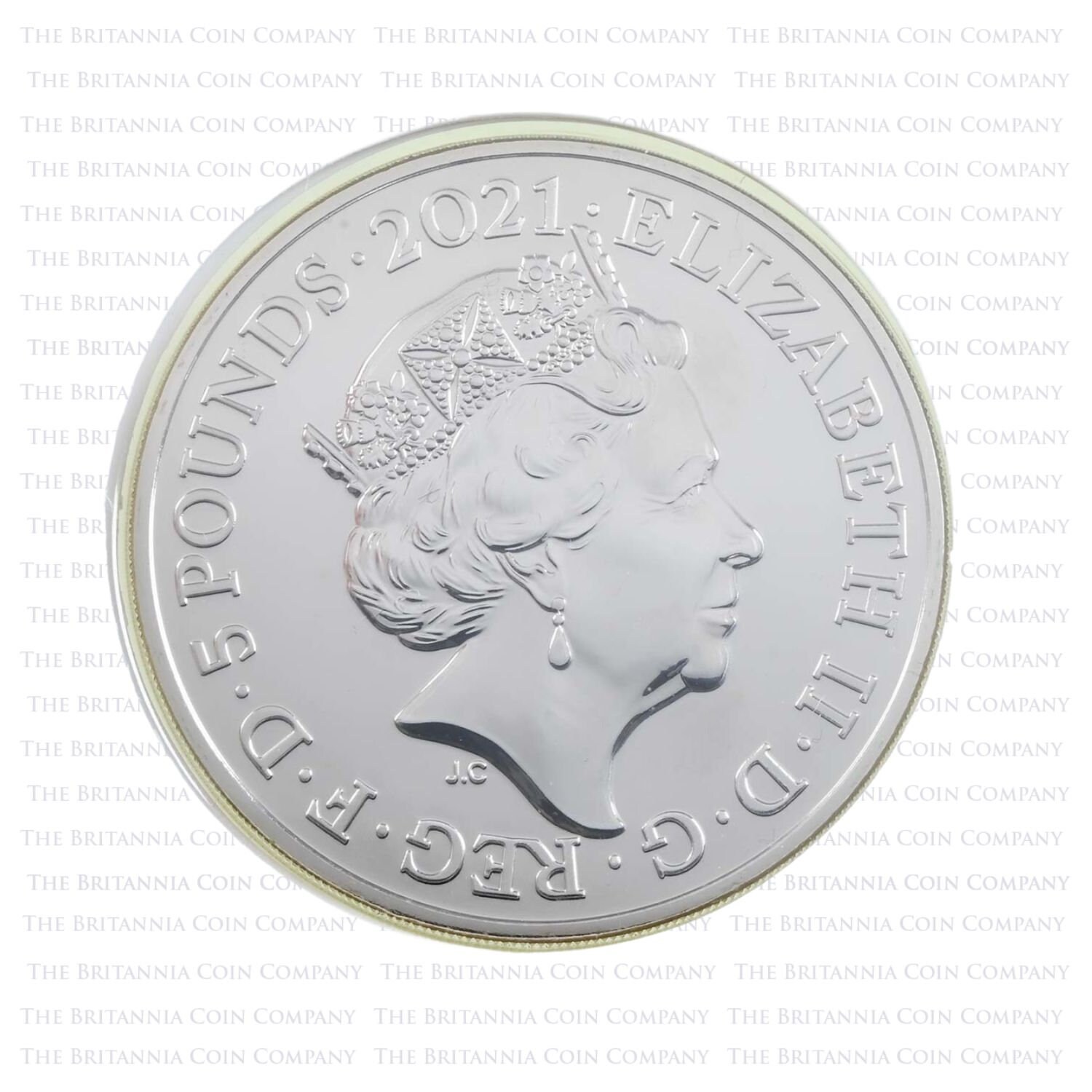 Mr Men 'mr Happy' BU Five Pound Coin 2021 Royal Mint Sterling Silver ...