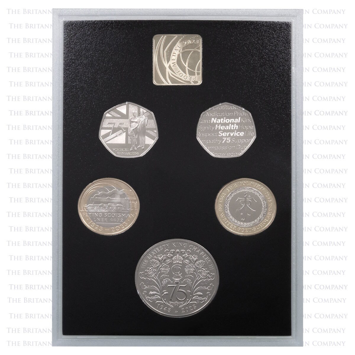 2023 Royal Mint UK Commemorative Proof Coin Set FIRST King Charles III Collectors Set Ideal Gift ...