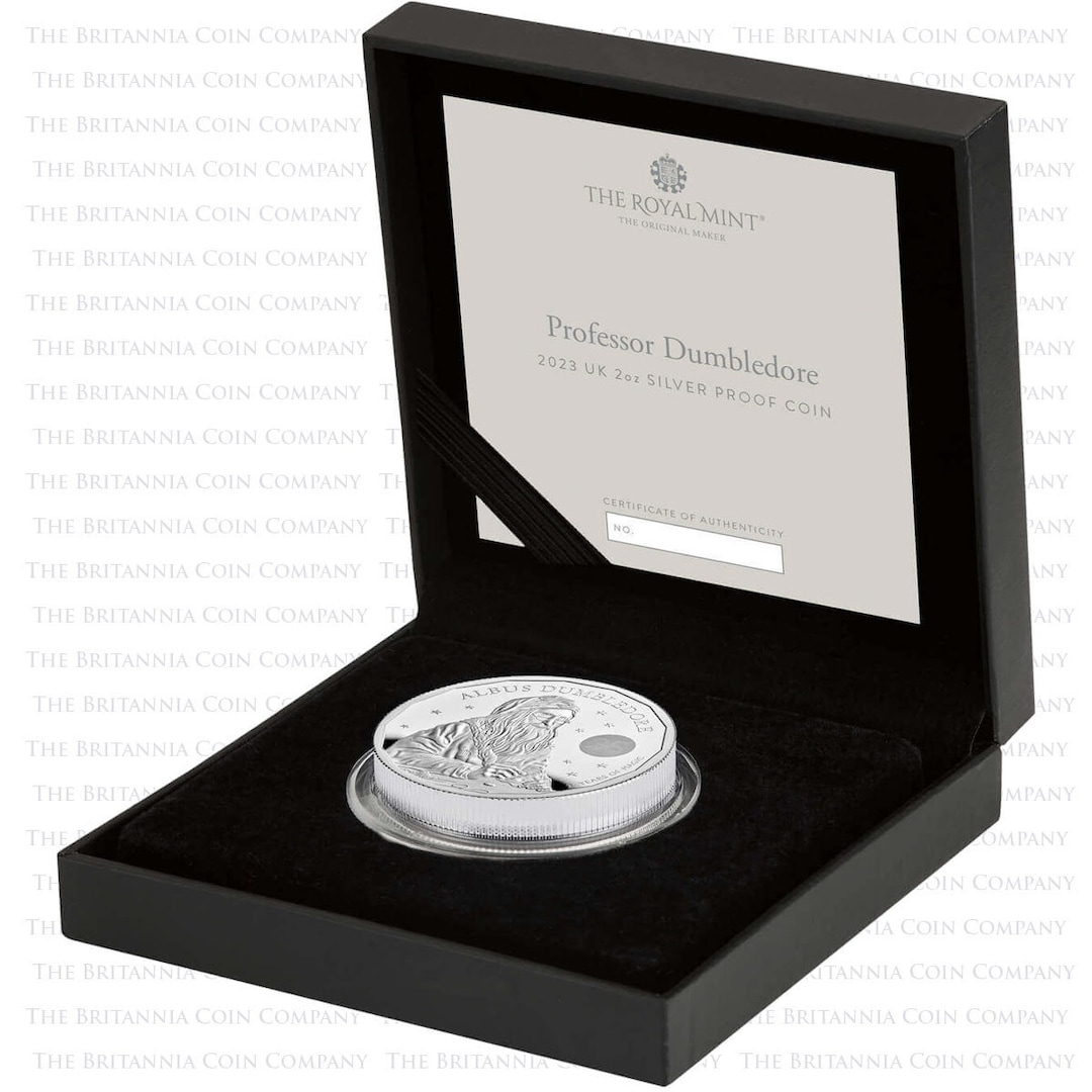 Harry Potter Albus Dumbledore 2 Oz Silver Proof Coin 2023 Royal Mint ...