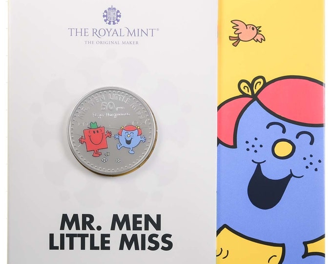 Mr Men 'mr. Strong and Little Miss' BU Five Pound Brilliant ...