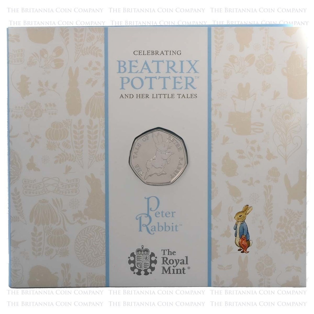 2017 Peter Rabbit 50p Coin Beatrix Potter Fifty Pence Royal Mint - Etsy