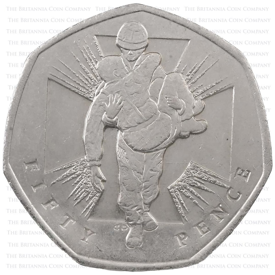 2006 Victoria Cross Soldiers Heroic Acts 50p Coin Royal Mint Fifty ...