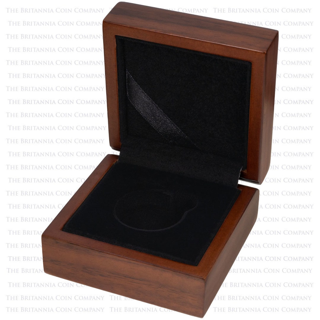 2008-2013 Empty Royal Mint Walnut Wooden Gold Proof Sovereign Coin BOX ...
