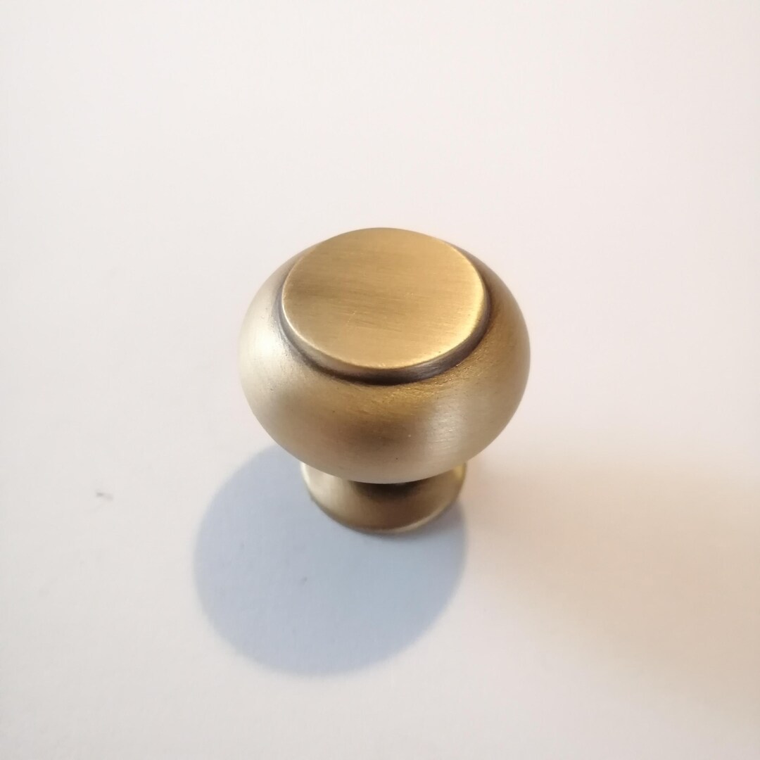 Solid Brass Drawer Knob, Cabinet Ball Knob, Round Drawer Knob ...