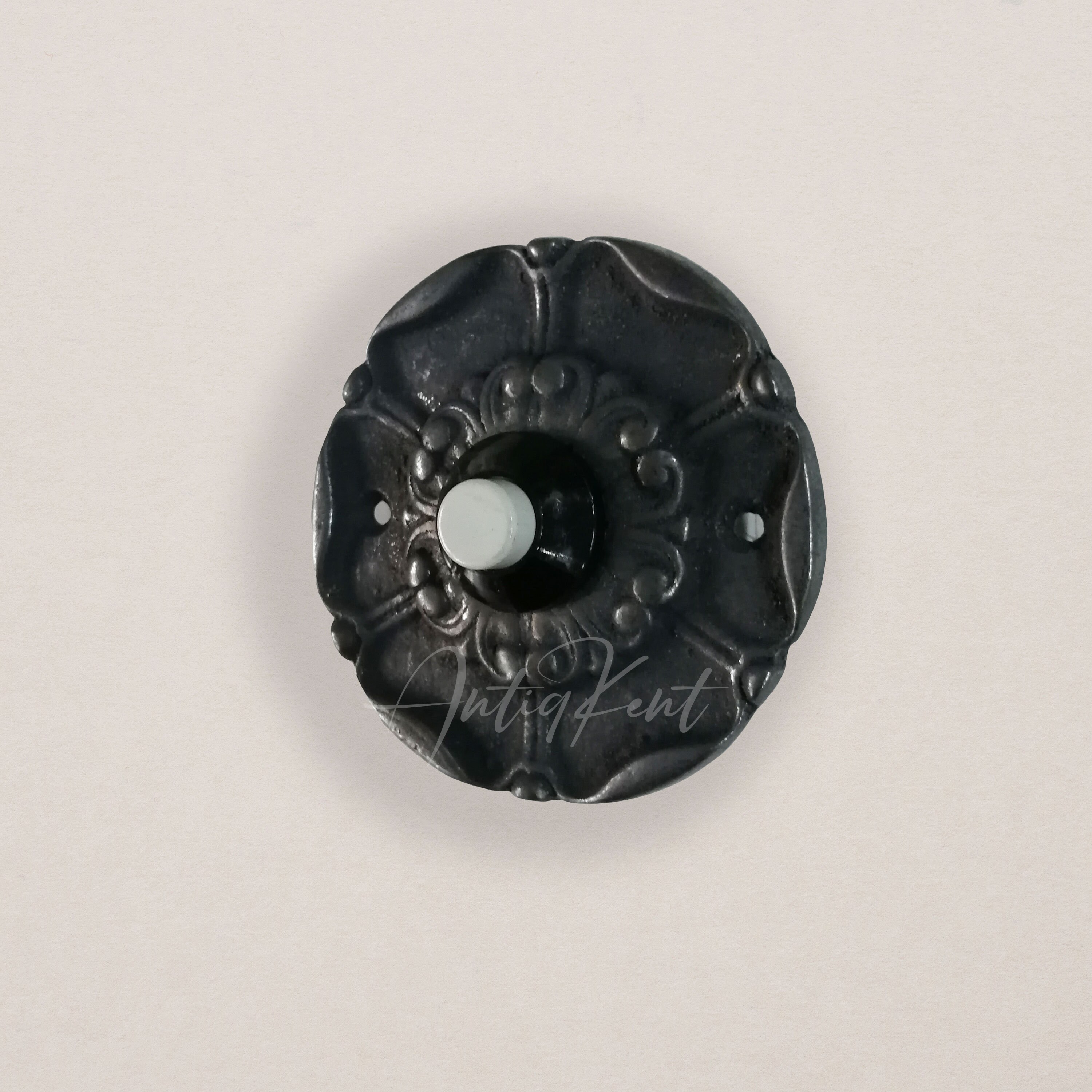Flower Door Bell Door Bell For Entry Door Vintage Style Solid Brass Door Bell Antique Brass