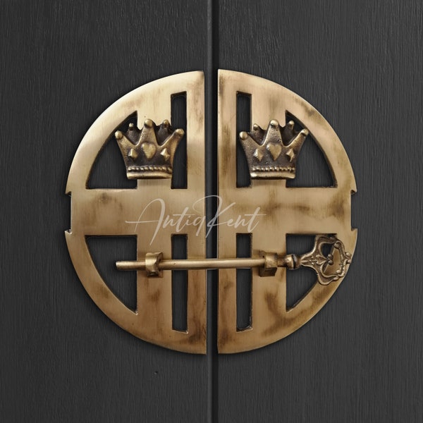 Antique Crown Lock - Etsy