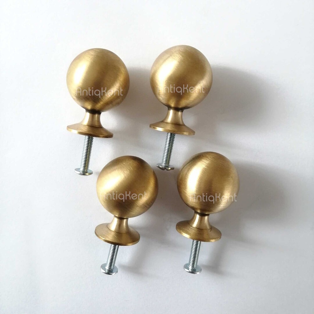Spherical Drawer Knob, Kitchen Cabinet Wardrobe Knobs, Heavy Solid ...