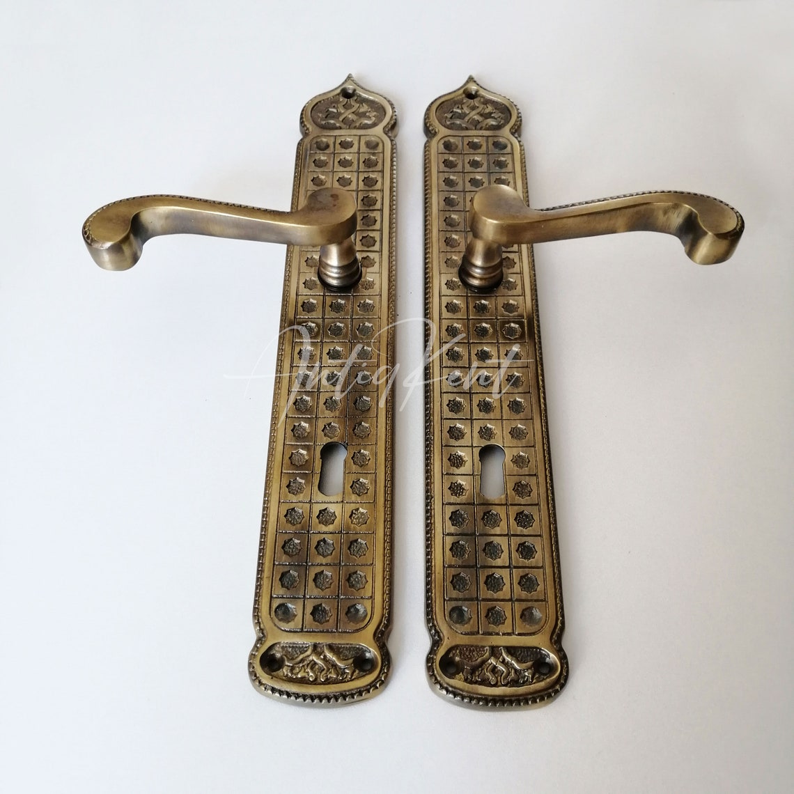 Vintage Style Door Handles Door Handle for Front Door Rustic - Etsy