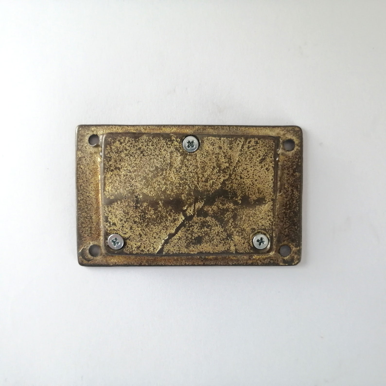 Antique Brass Flush Lifting Pull Handle, Cast Brass Recessed Handle ...