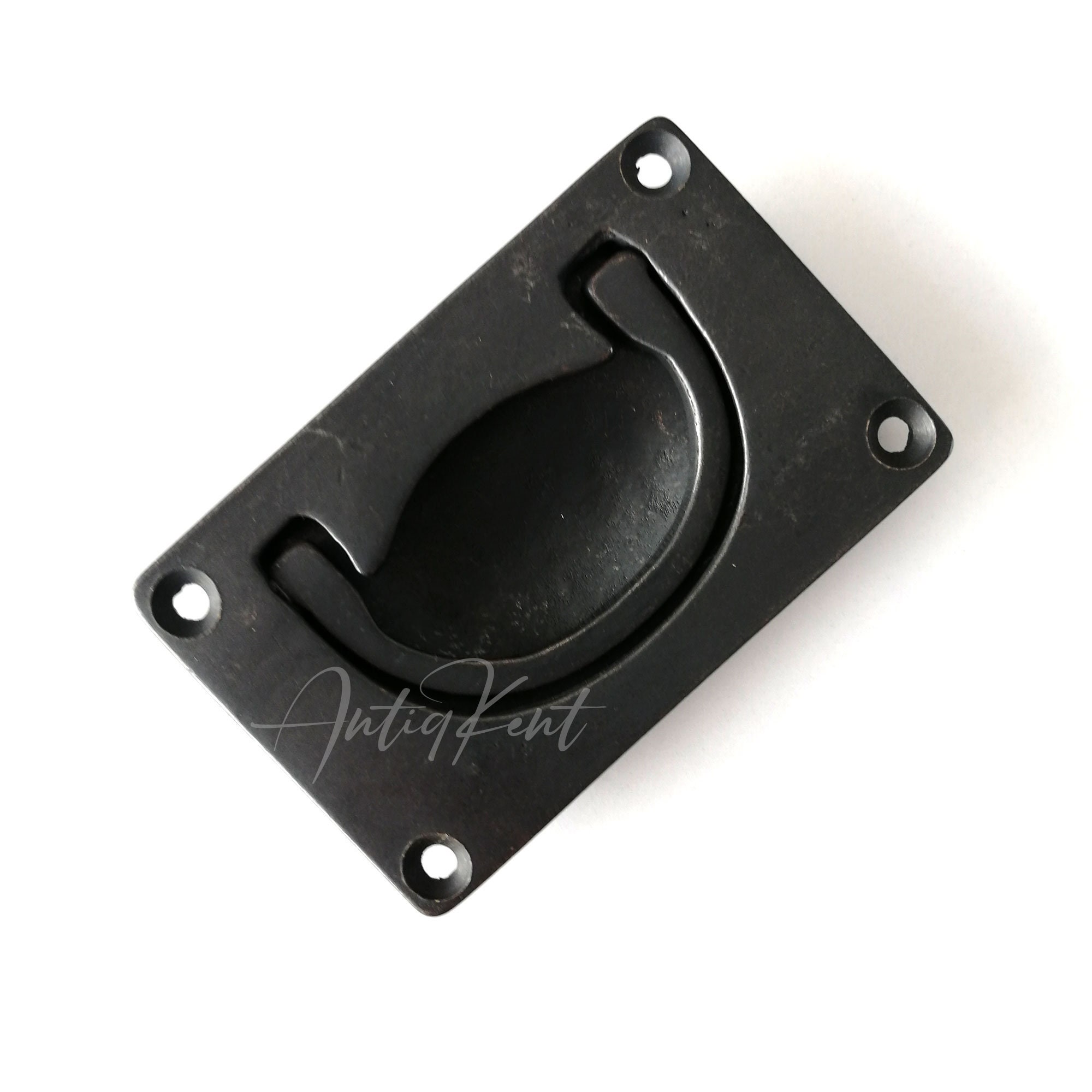 Vintage Flush Lifting and Pull Handle, Solid Brass Recessed Handle ...