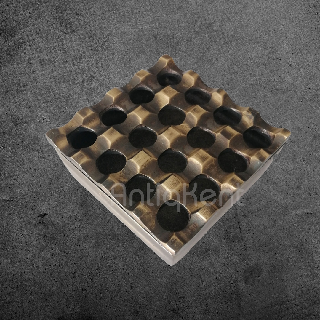 Cast Brass Ashtray, Vintage Style Cigar Ashtray, Antique Brass ...