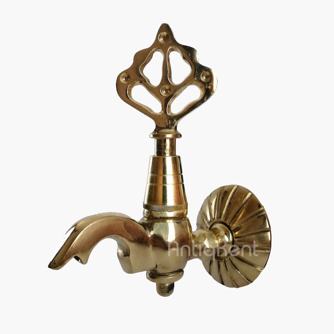 Vintage Style Faucet, Ottoman Faucet, Wall Mounted Sink Tap, Solid ...