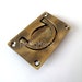 Antique Brass Flush Lifting Pull Handle, Cast Brass Recessed Handle ...