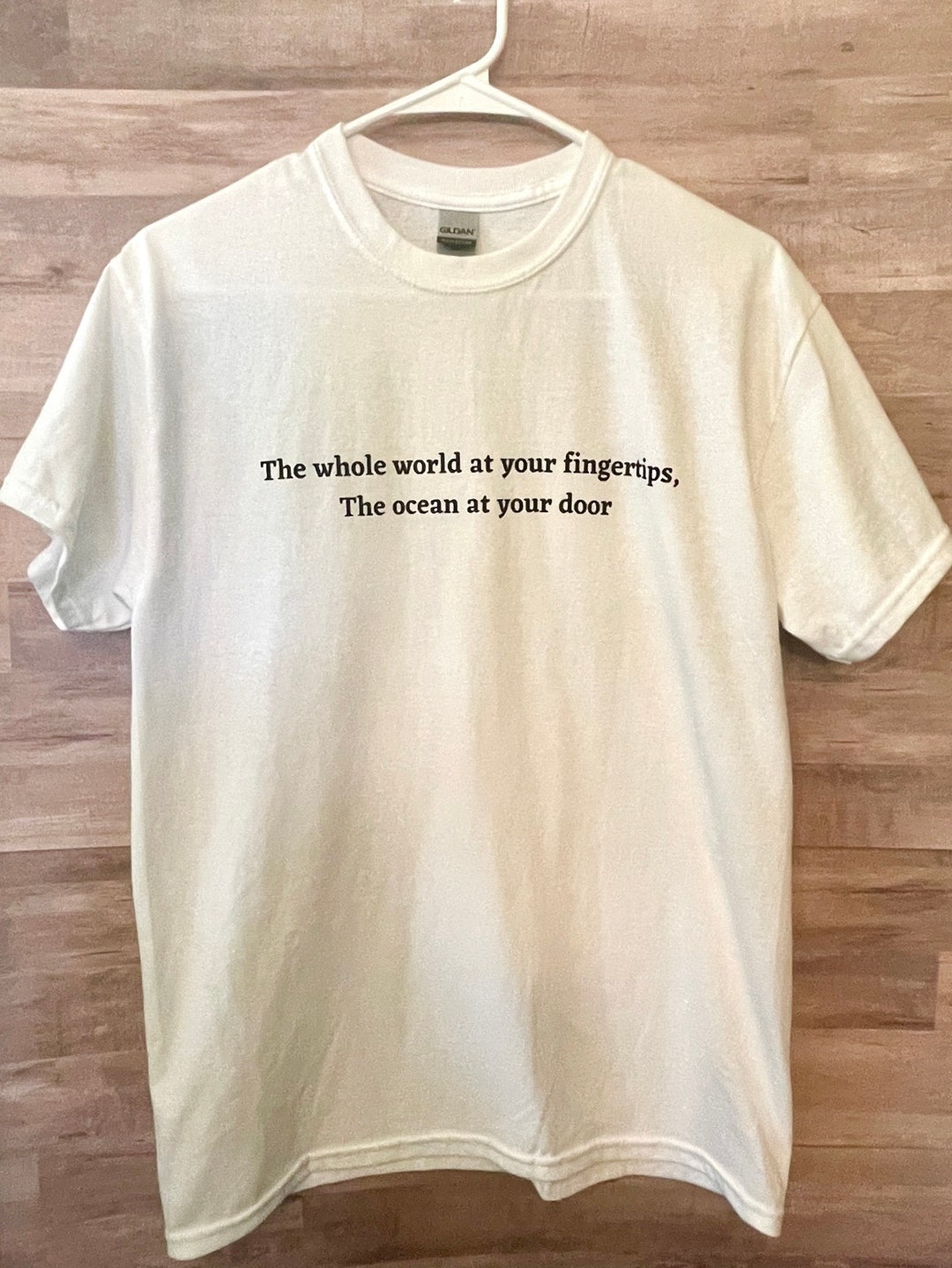 The Whole World at Your Fingertips the Ocean at Your Door - Etsy