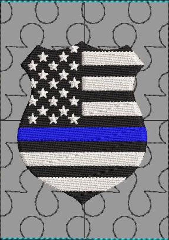Thin Blue Line Shield Air Freshener Cover - Etsy