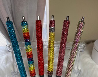 Rhinestone Pens Writing - Etsy