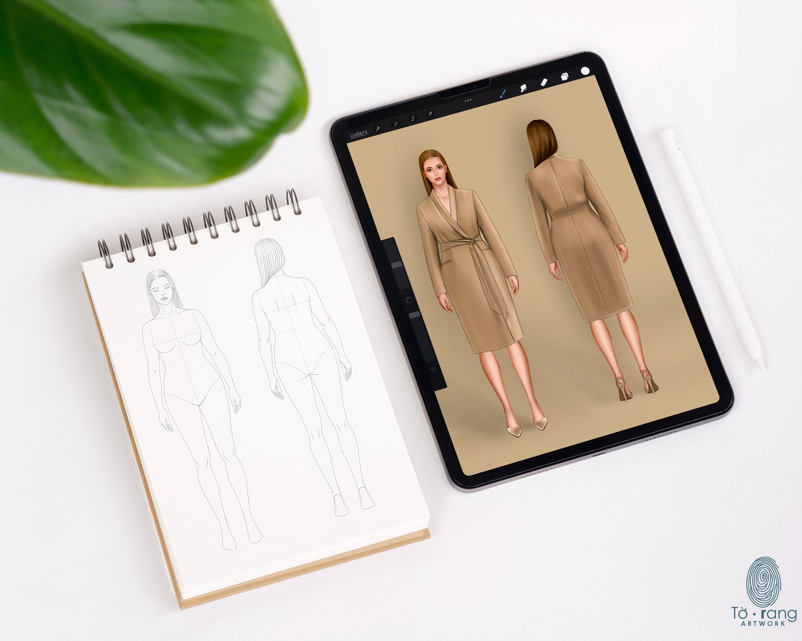 Plus Size Fashion Figure Templates, Curvy Croqui Templates, 3 Different ...