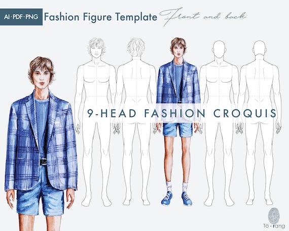 Croquis Front And Back