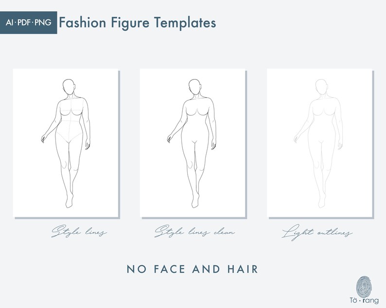 Plus Size Female Catwalk Model, Female Figure Templates for Fashion ...