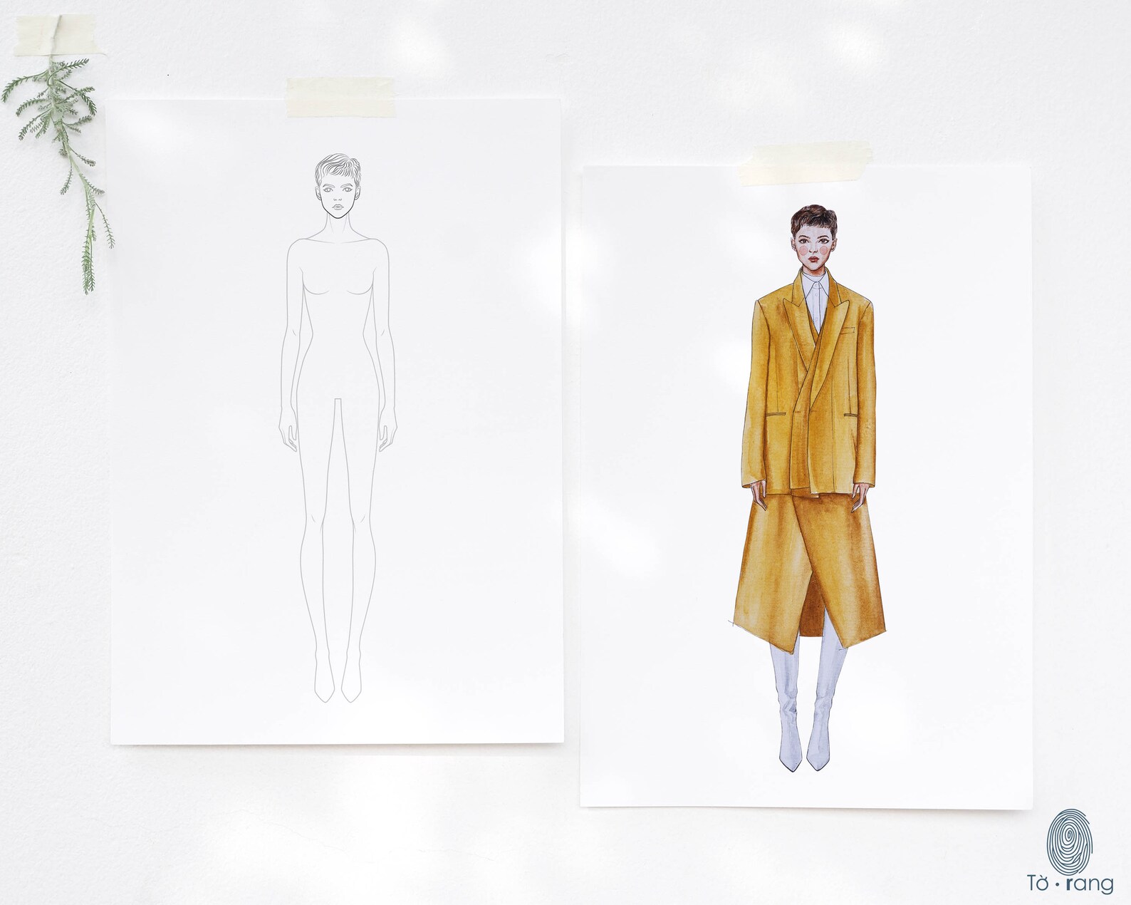 Female Standing Pose Croquis Bundle 9-head Fashion Figure - Etsy