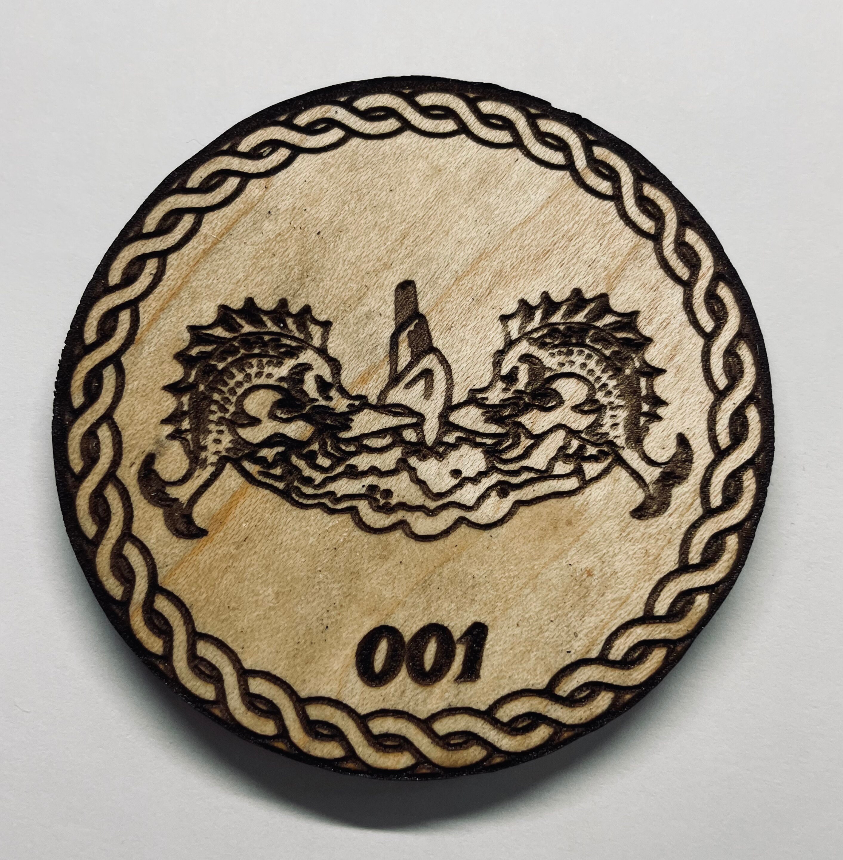 Custom Wood Challenge Coin - Etsy