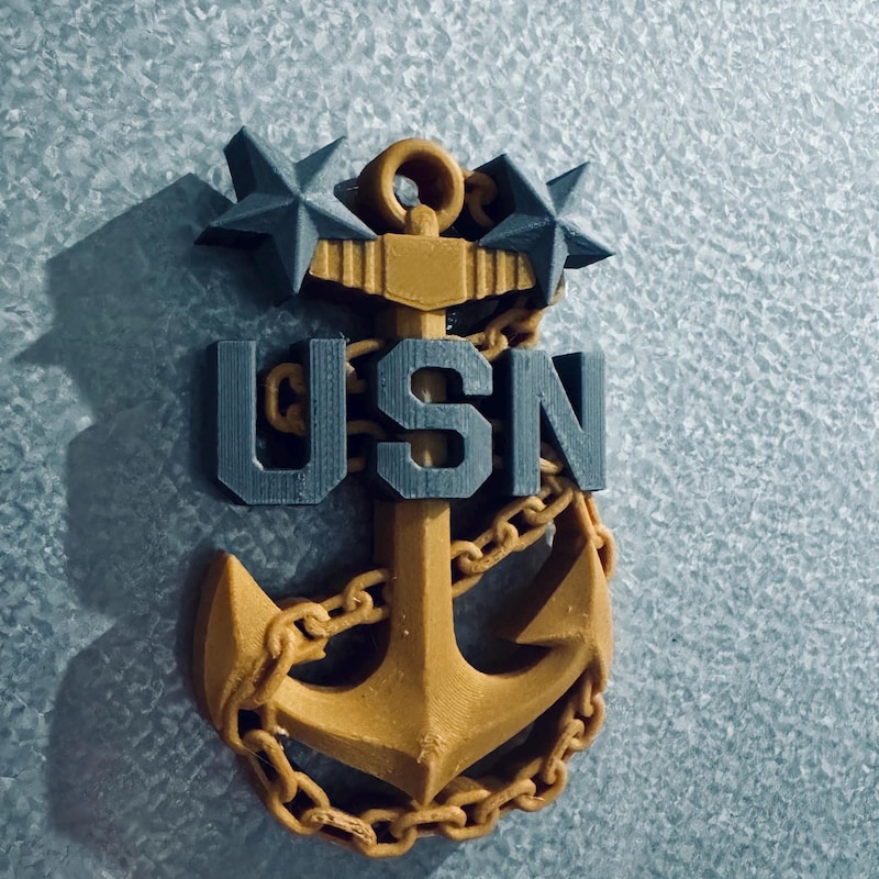 Navy Chief Anchor Magnet - Etsy