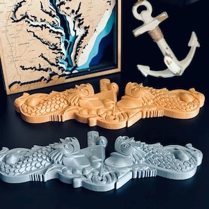 Submarine Warfare Insignia 3D Printed - Etsy