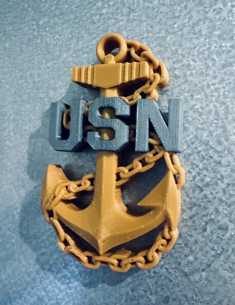 Navy Chief Anchor Magnet. - Etsy