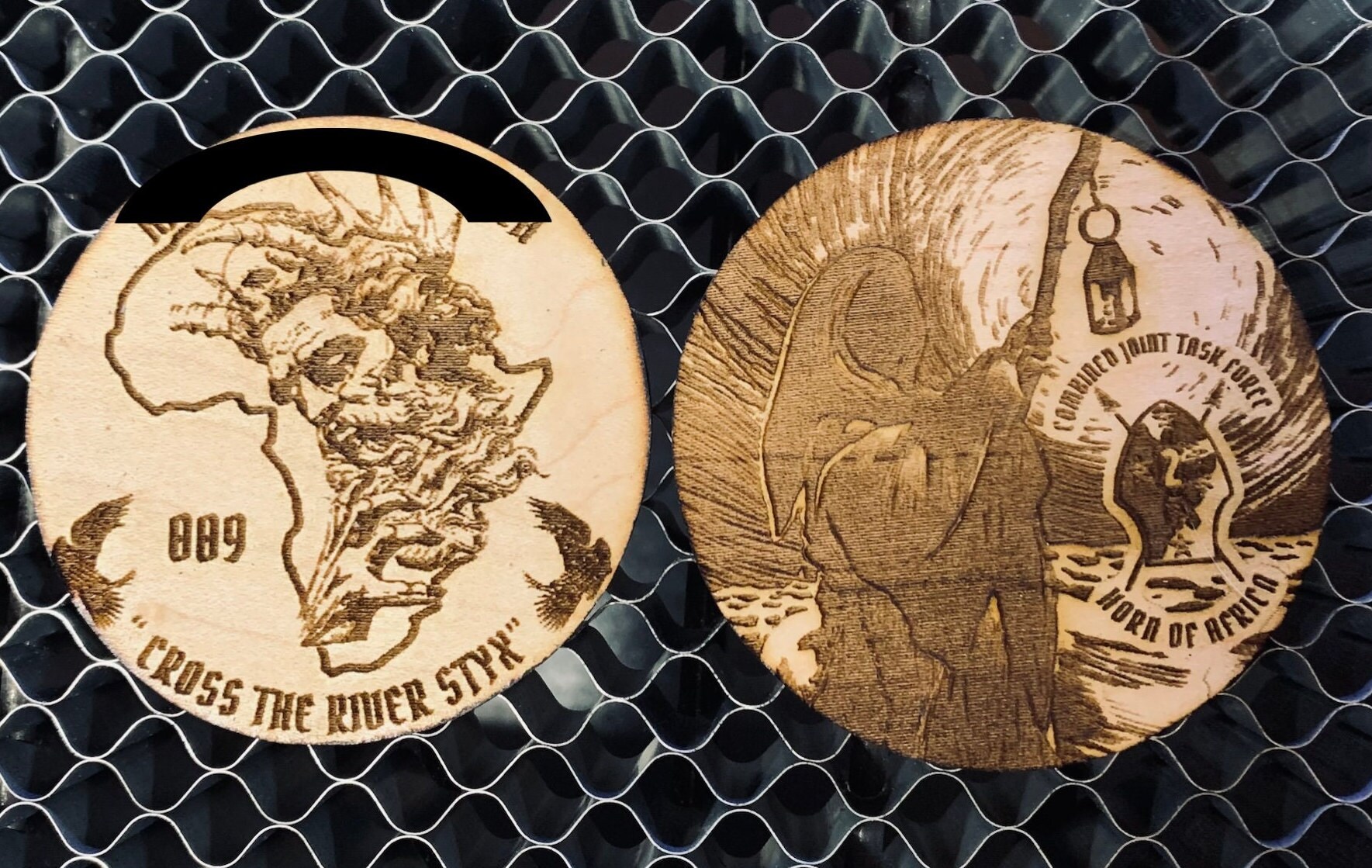Custom Wood Challenge Coin - Etsy