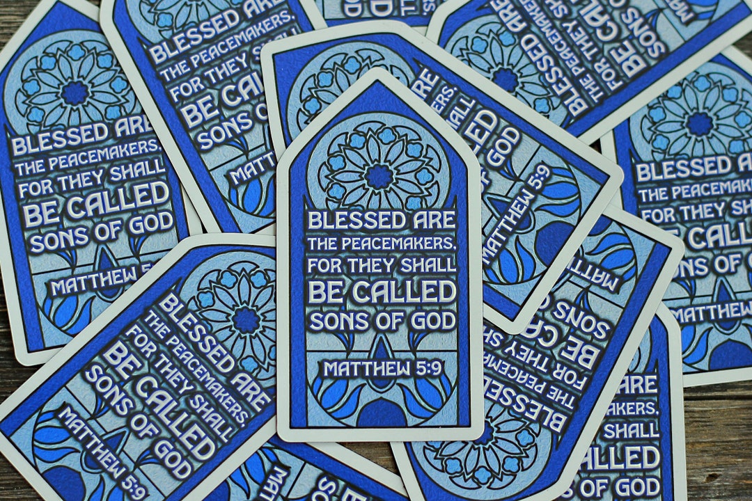 Magnet Matthew 5:9 Christian Bible Verse Fridge Magnets Prayer ...