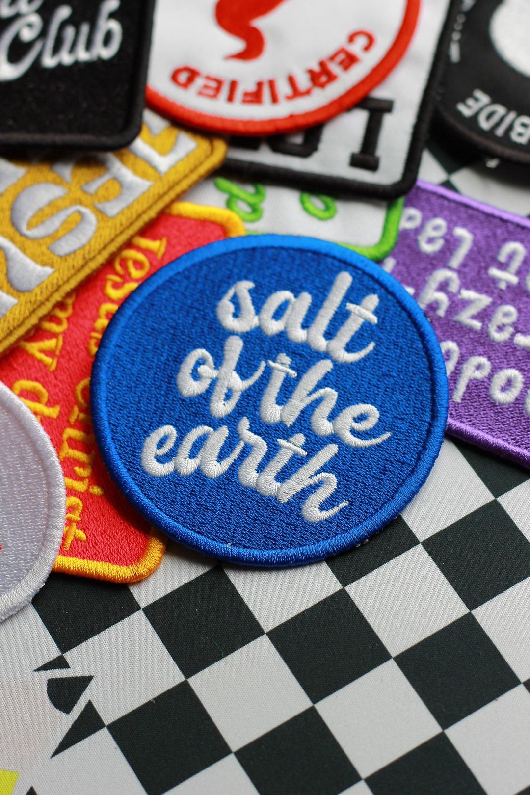 Salt of the Earth (round) - Christian Patches, Trucker Hat Patch, Iron ...