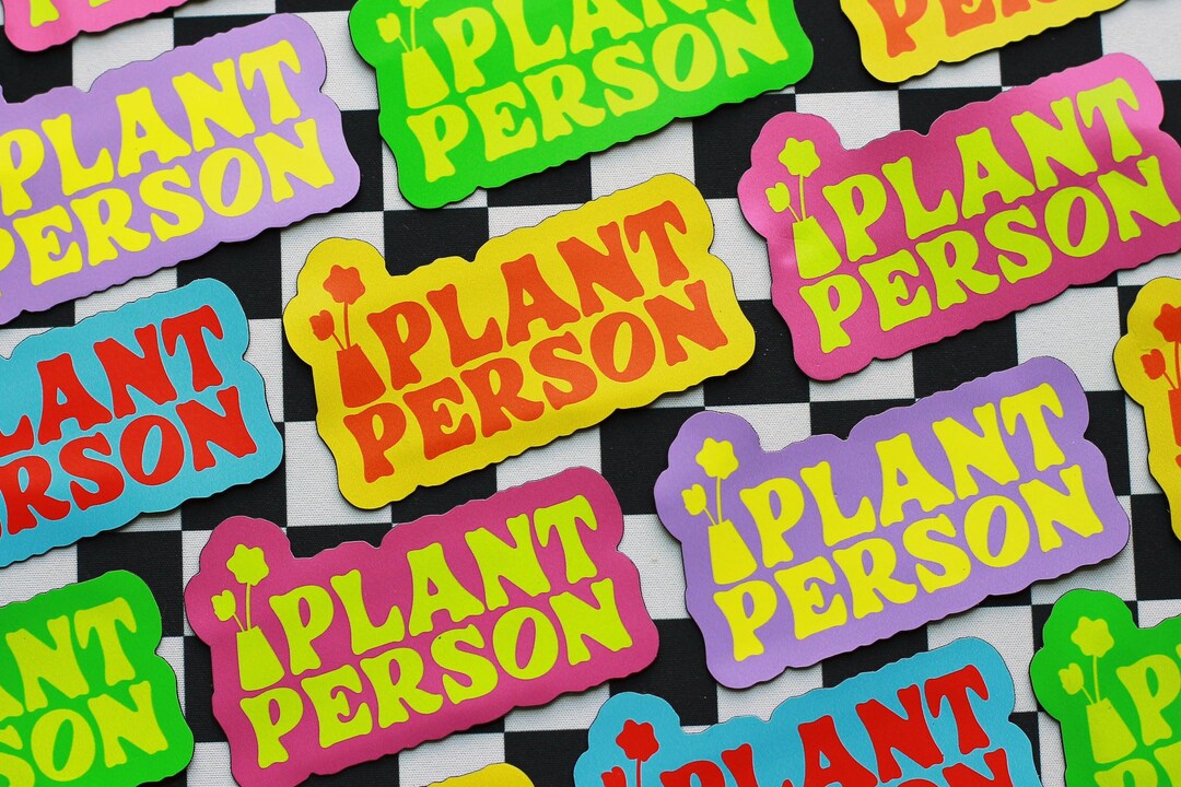 Plant Person Magnet – Colorful Gardener Gift, Home Garden Decor, Plant ...