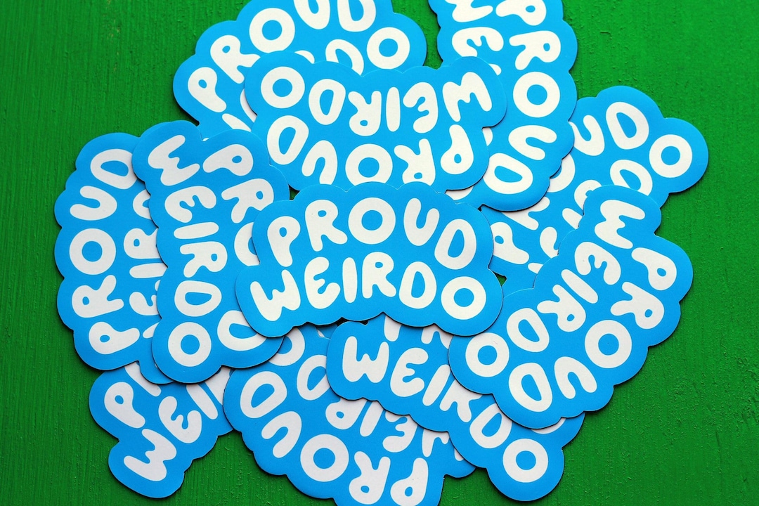 Magnet | Proud Weirdo | Neurodivergent Gifts Funny Magnets Kitchen Work ...