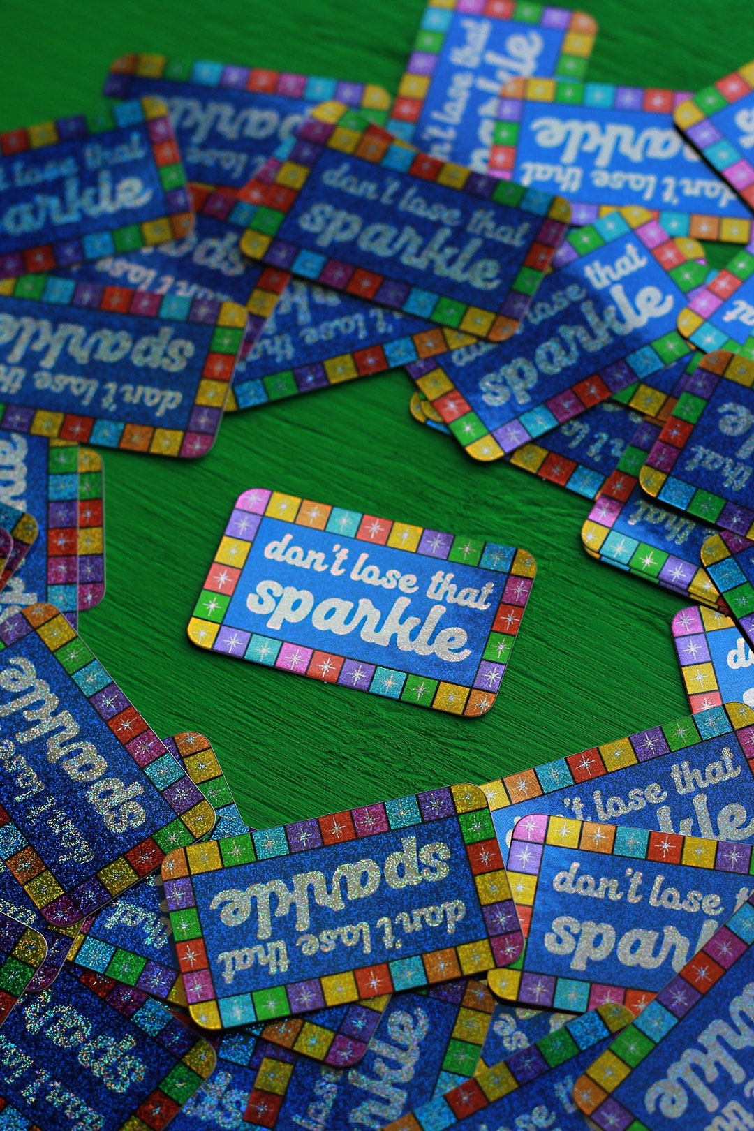Dont Lose That Sparkle Sticker Glitter Cup Stickers Notebook Positivity ...