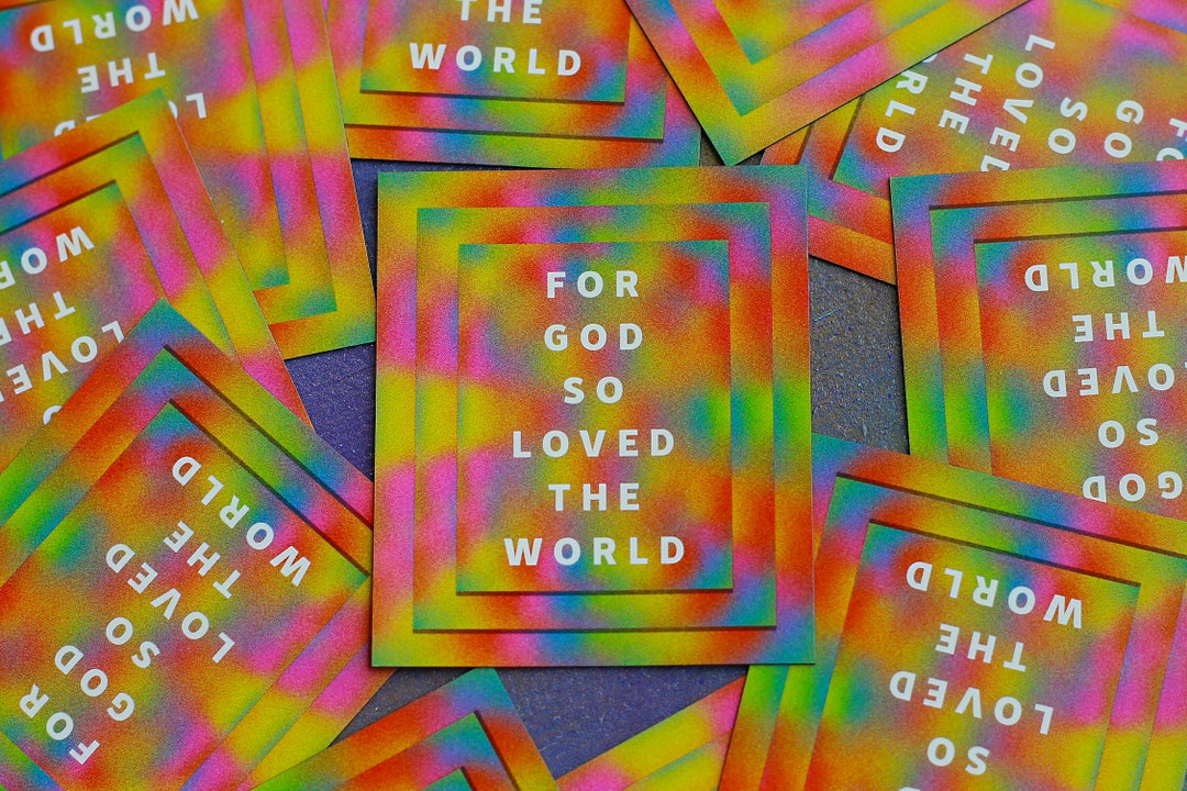 Magnet | for God so Loved the World | Christian Bible Magnets Prayer ...