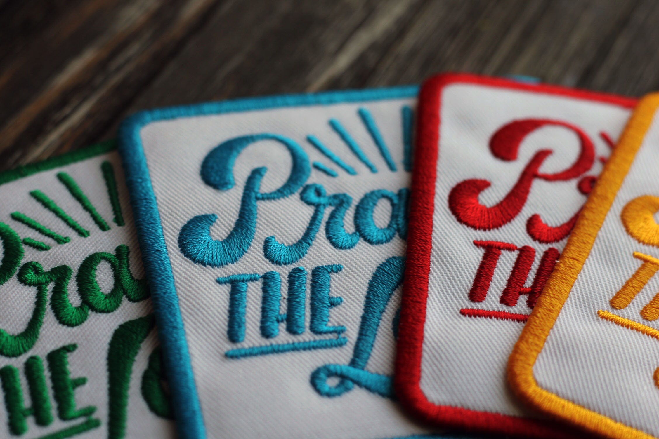 Embroidered Patch Praise the Lord cherry Iron-on Vest Sew on Patches ...