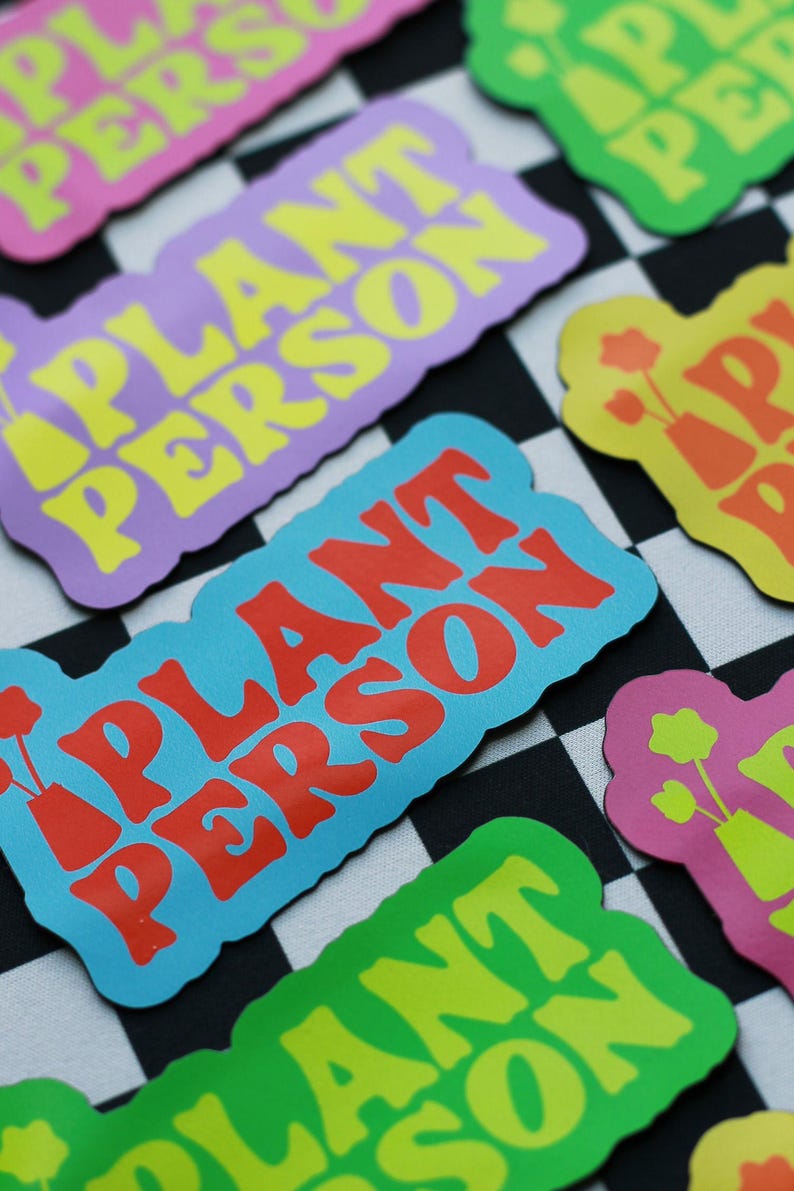 Plant Person Magnet – Colorful Gardener Gift, Home Garden Decor, Plant ...