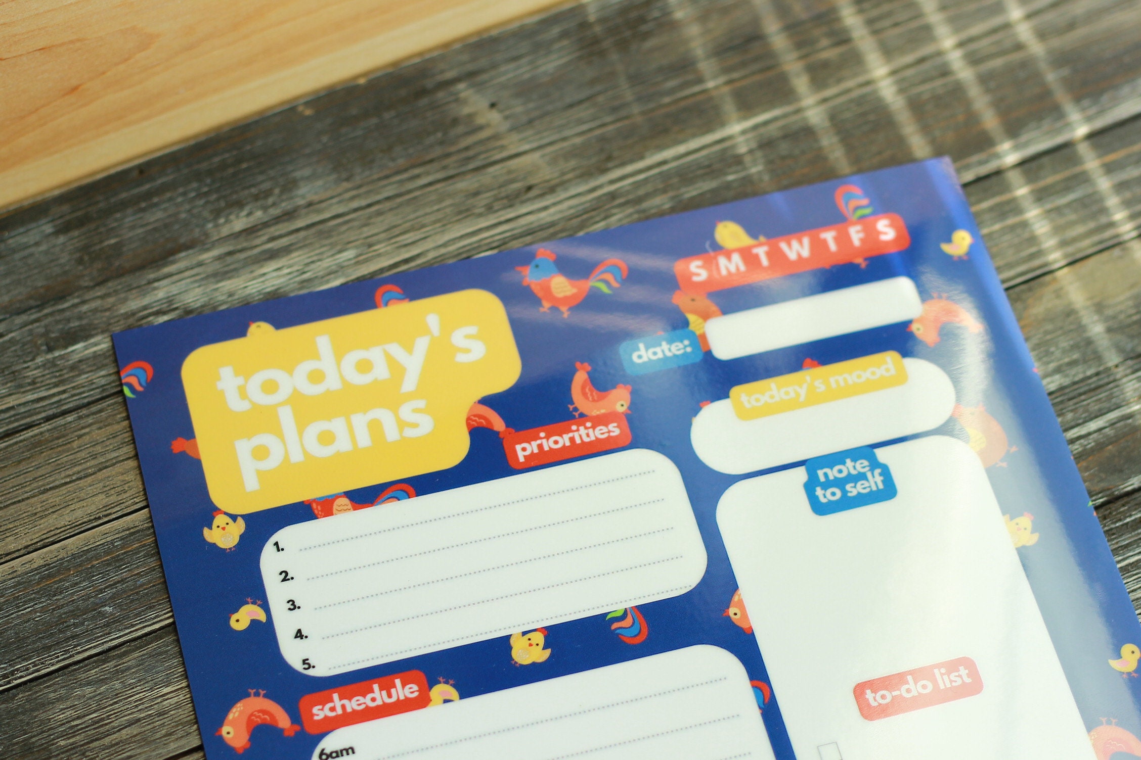 Productivity Pad 8.5 X 11 Dry Erase Notes Day Planner to Do List ...